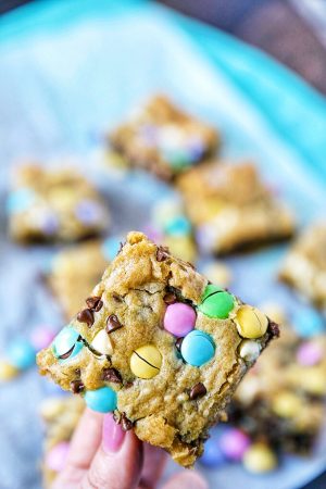 Easy Easter Dessert Easter M&M'S Cookie Bars - No. 2 Pencil