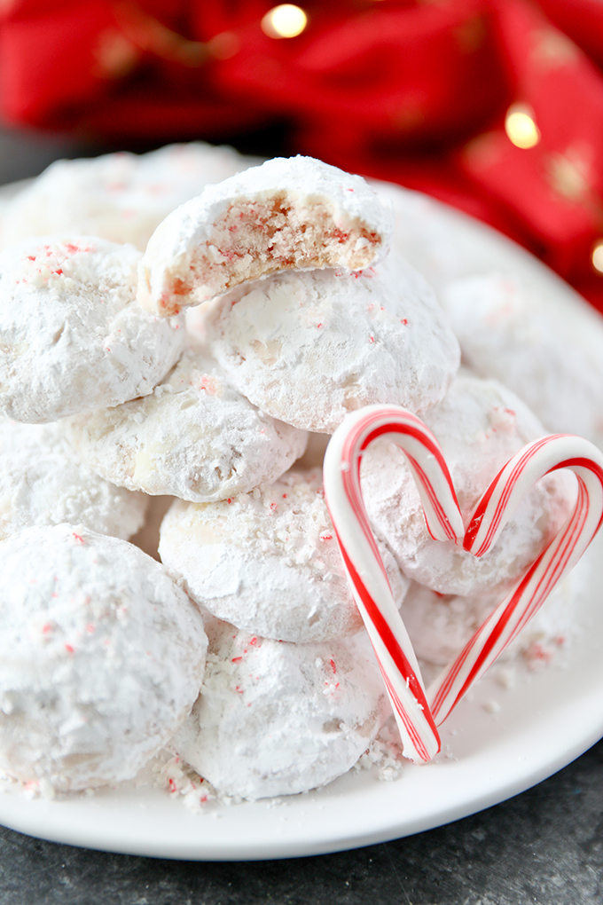 Peppermint Snowball Cookies - No. 2 Pencil