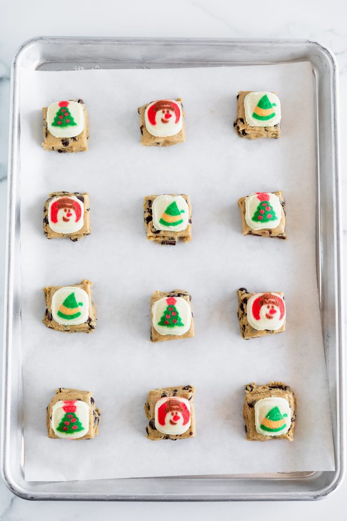 Christmas Chocolate Chip Sugar Cookies - Easy Christmas Cookies! - No ...