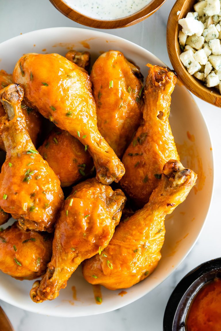 Crispy Buffalo Drumsticks - Oven or Air Fryer - No. 2 Pencil