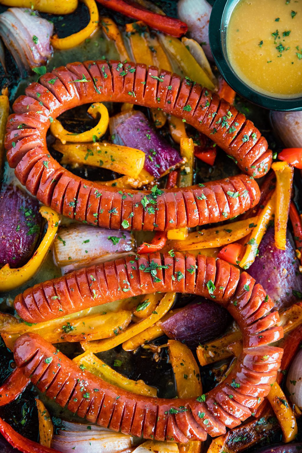 Sheet Pan Hasselback Kielbasa Sausage - No. 2 Pencil