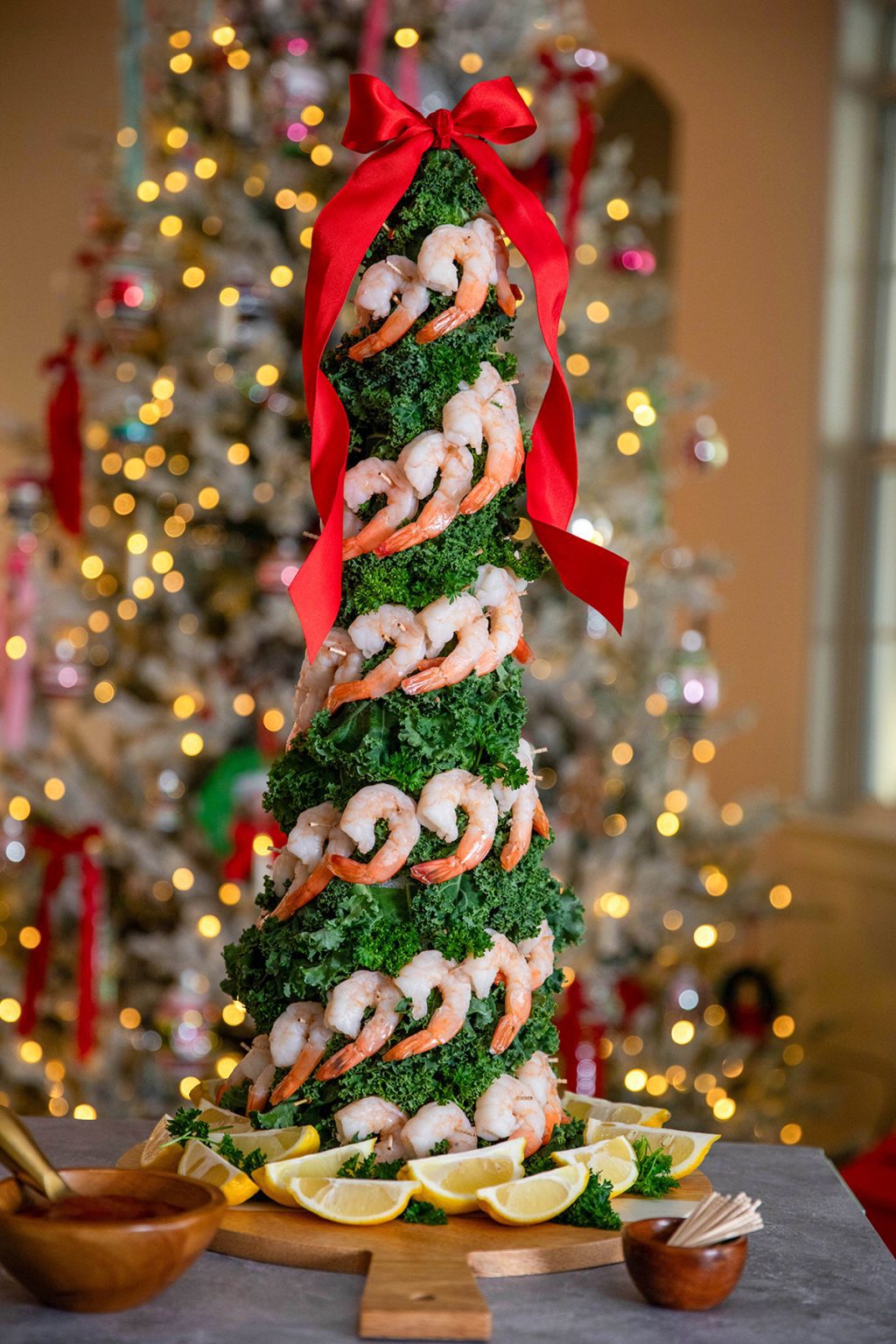 Retro Shrimp Cocktail Christmas Tree - No. 2 Pencil