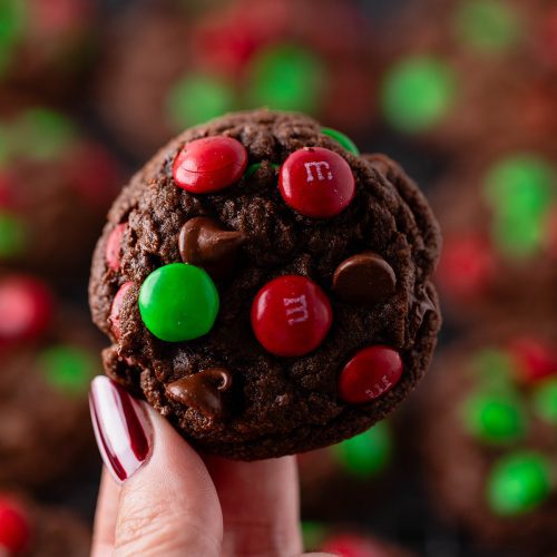 Double Chocolate M&M Cookies - No. 2 Pencil